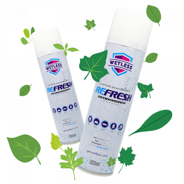 สเปรย์กำจัดกลิ่น - Refresh Deodorizer - WETLESS
